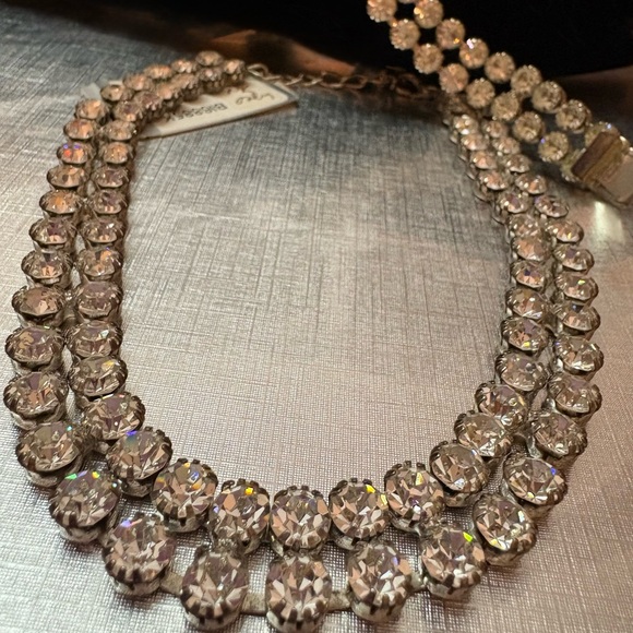 Georgianna | Jewelry | Designer Crystal Neck Bracelet Beauty Adjustable ...